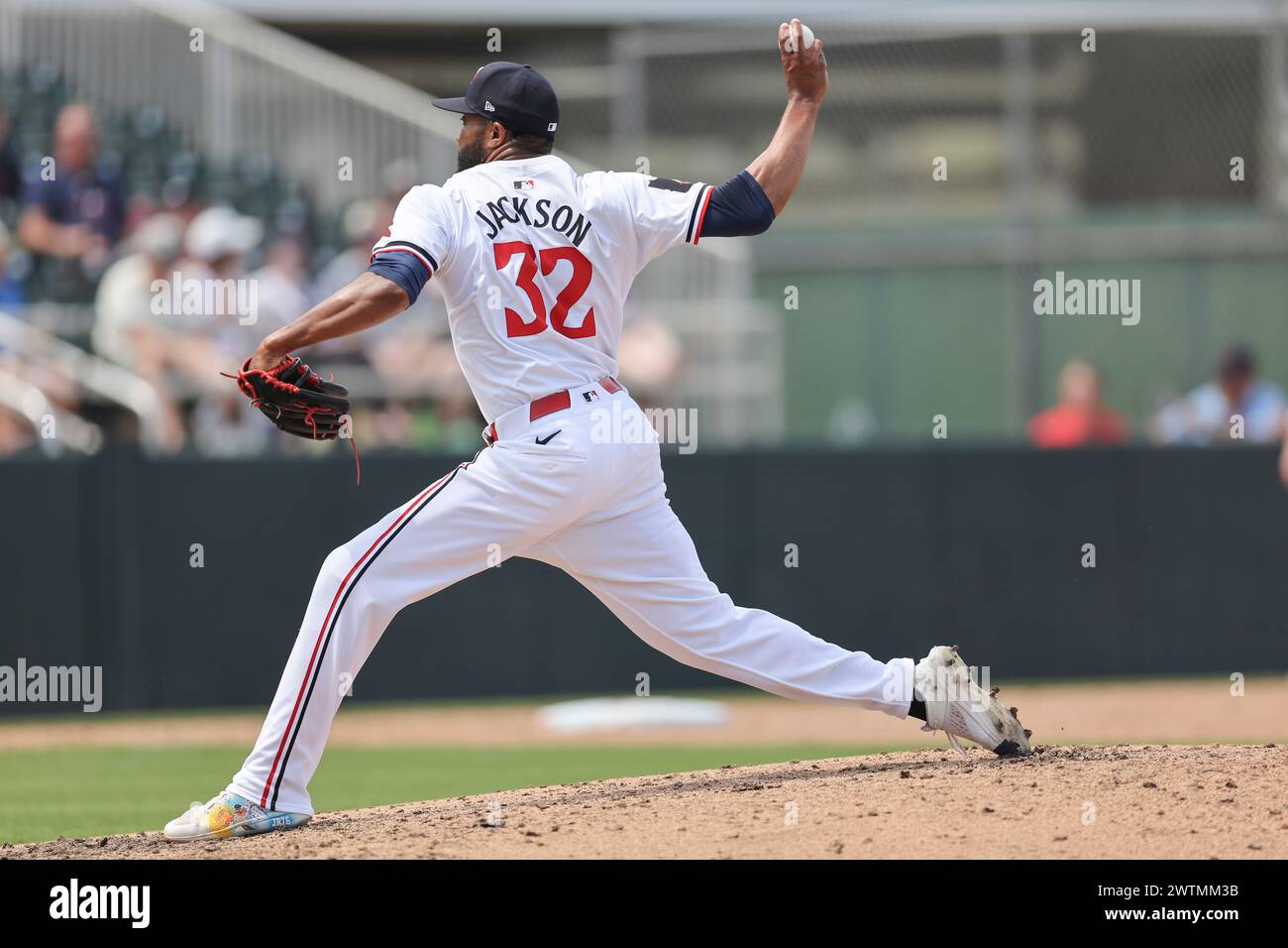 Fort Myers, FL: Minnesota Twins relief pitcher Jay Jackson (32 ...