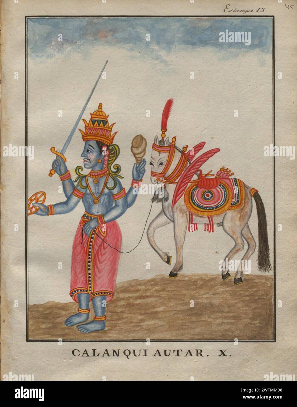 Calanqui Autar (Kalki Autar Stock Photo - Alamy