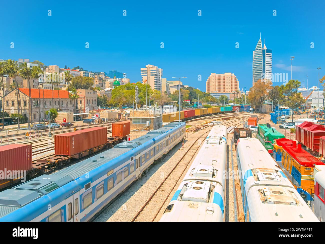 Haifa, Israel - 10 May, 2023: A view of the open air part of The Israel ...