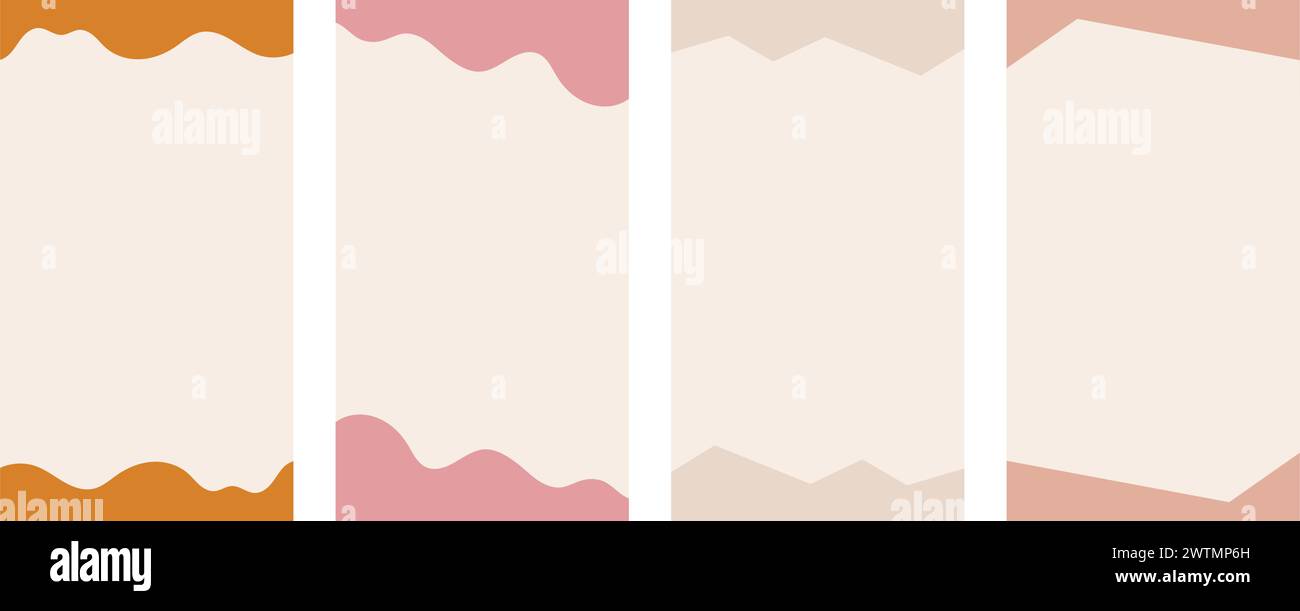 Collection of varied shapes for use in vertical stories, promo site ...