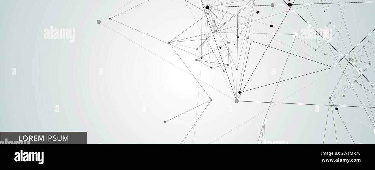 Vector connect triangle structure design. Modern background. Abstract ...