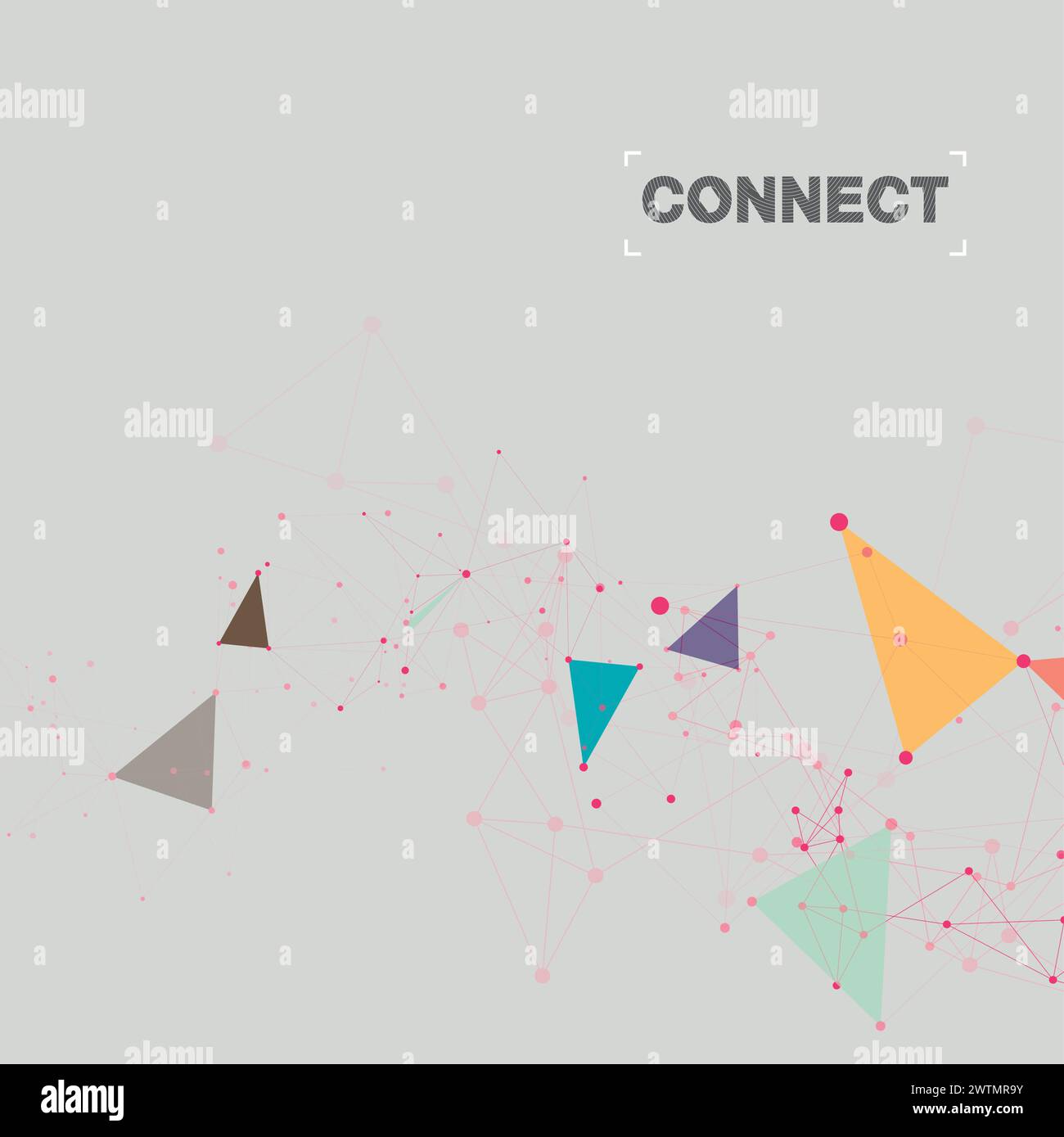 Global social network connection. Information concept. Template banner ...
