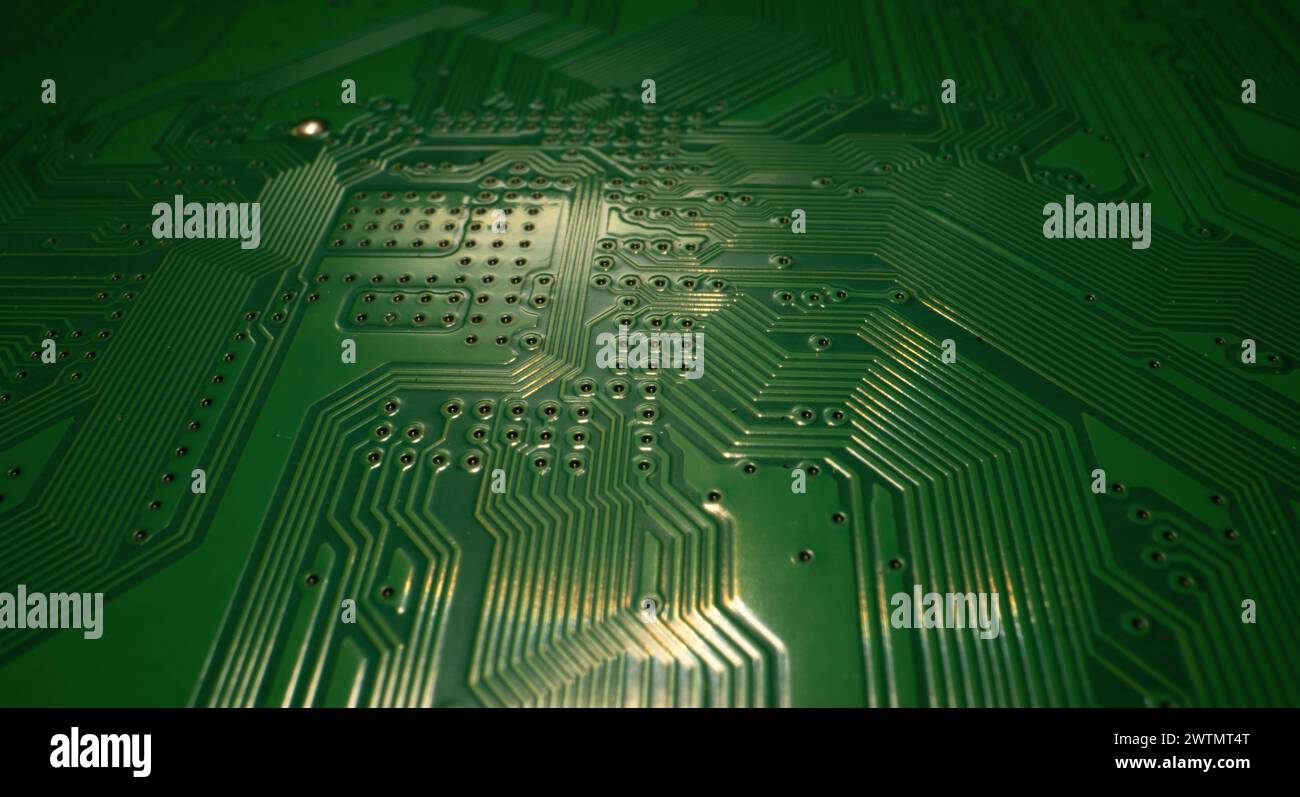 Electronic circuit board technology background. Electronic plate ...