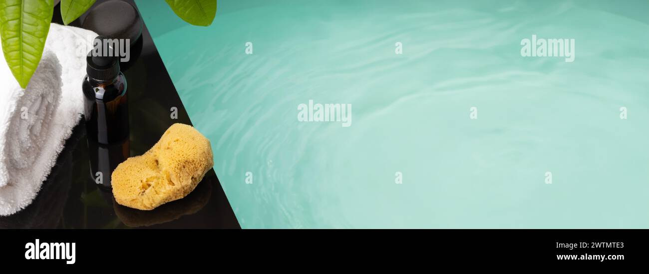 Spa Essentials with Natural Sponge, Essential Oil, Towel, and Zen ...