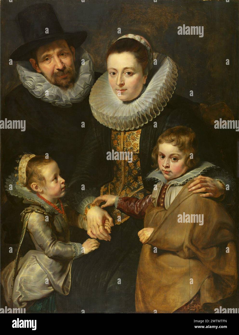 Peter Paul Rubens - Familie van Jan Brueghel de Oude Stock Photo - Alamy