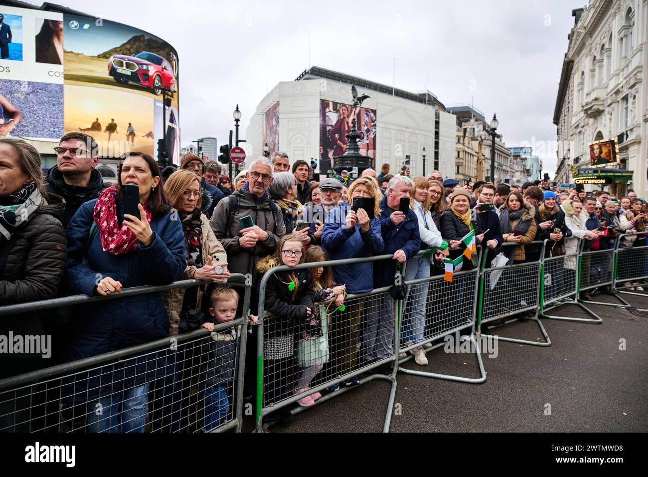 London, England, UK. 17th Mar, 2024. Tens of thousands of people attend ...