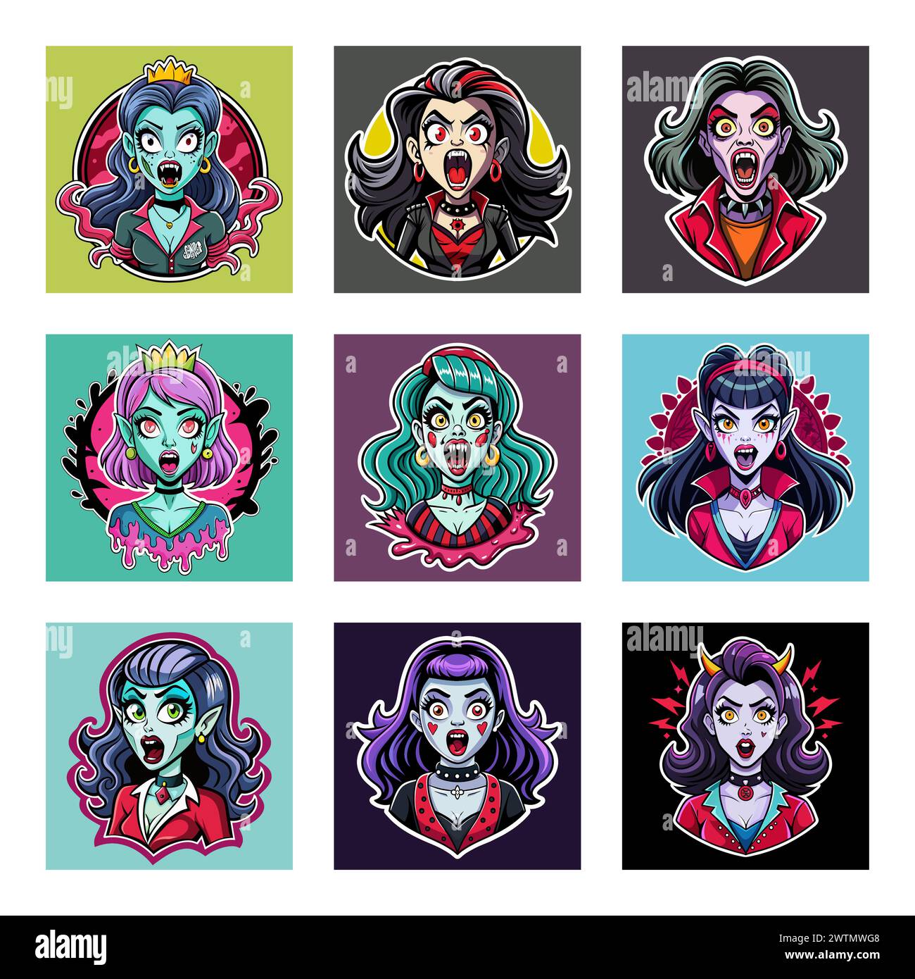 Horror queen hi-res stock photography and images - Alamy