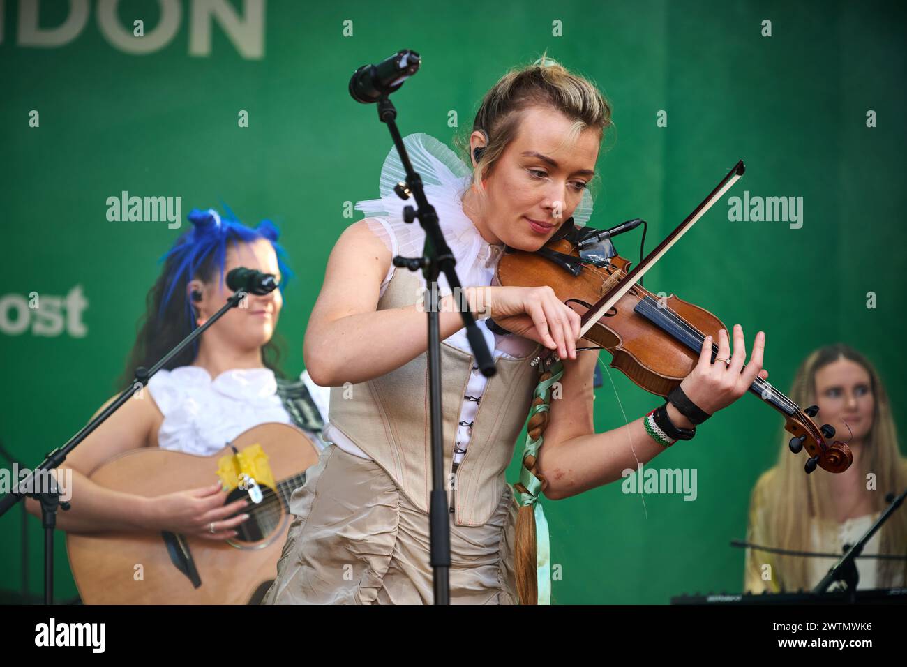London, England, UK. 17th Mar, 2024. Biirds performing during Londons ...
