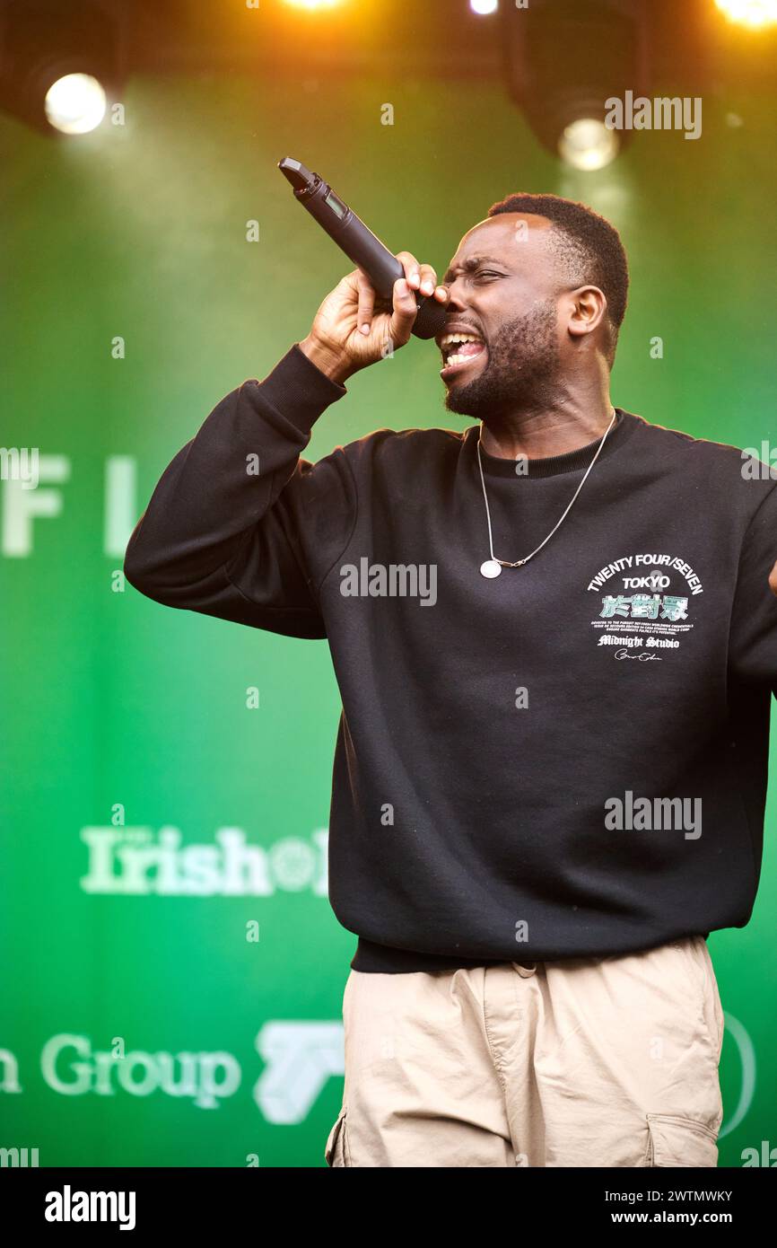 London, England, UK. 17th Mar, 2024. Rapper KESTINE perfoming at the St ...
