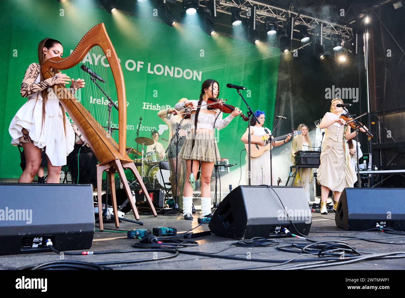 London, England, UK. 17th Mar, 2024. Biirds performing during Londons ...
