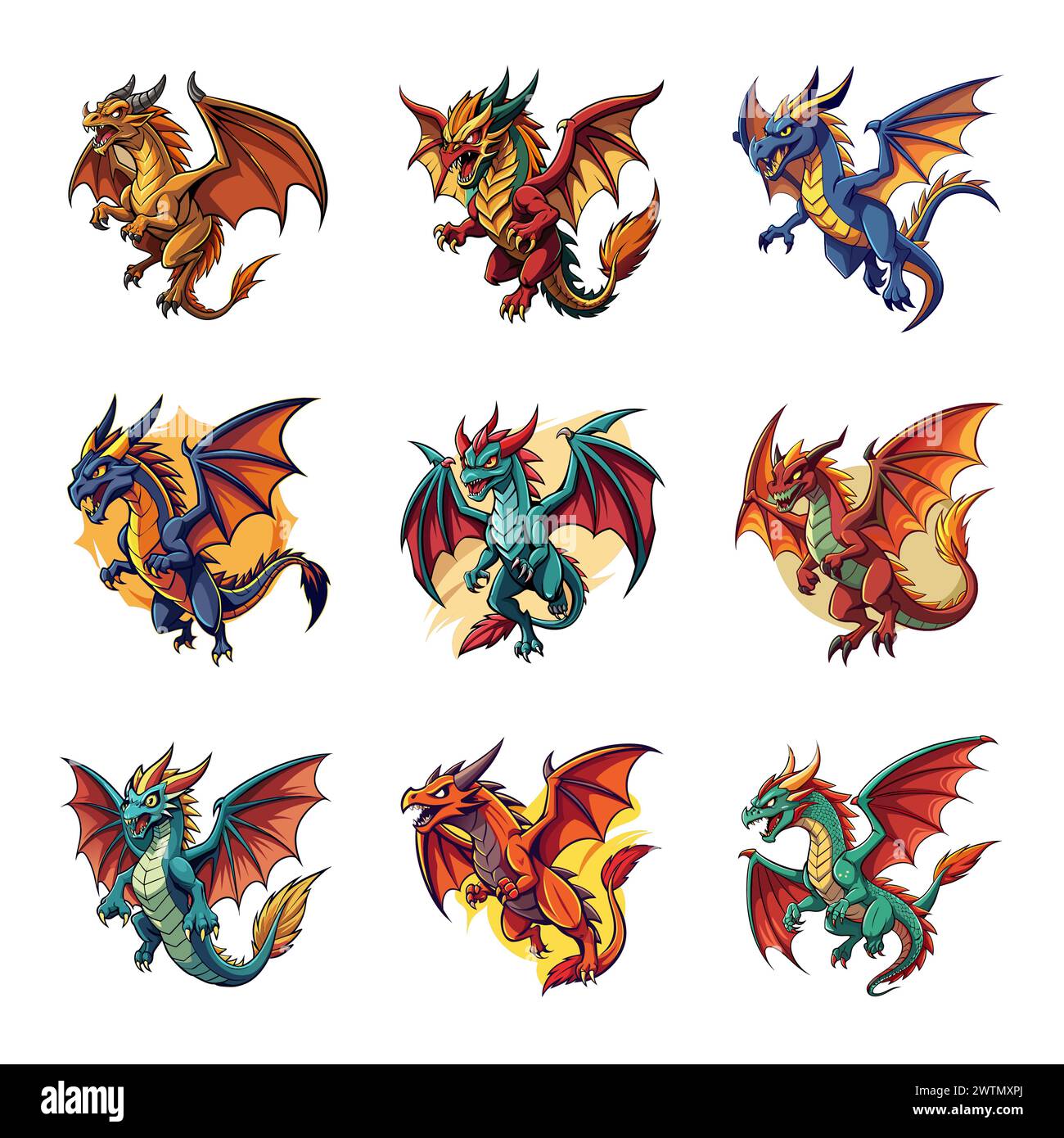 Summon your inner dragon Design a majestic dragon poised in flight ...