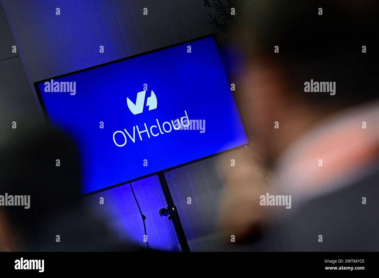 Croix, France. 18th Mar, 2024. Illustration during the inauguration OVHcloud's Quantum Computer ...