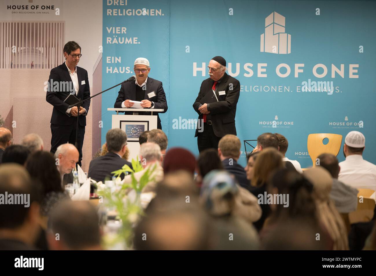 Berlin, Germany. 18th Mar, 2024. Pastor Gregor Hohberg (l-r), House of ...