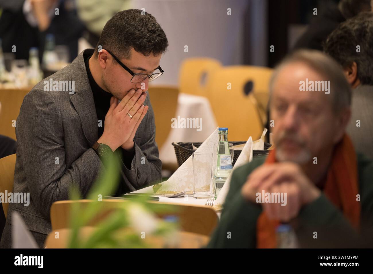 Berlin, Germany. 18th Mar, 2024. Guests take part in a joint Ramadan ...