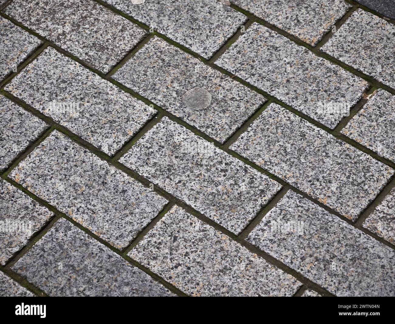 Brick road pattern close view, stone texture background Stock Photo - Alamy
