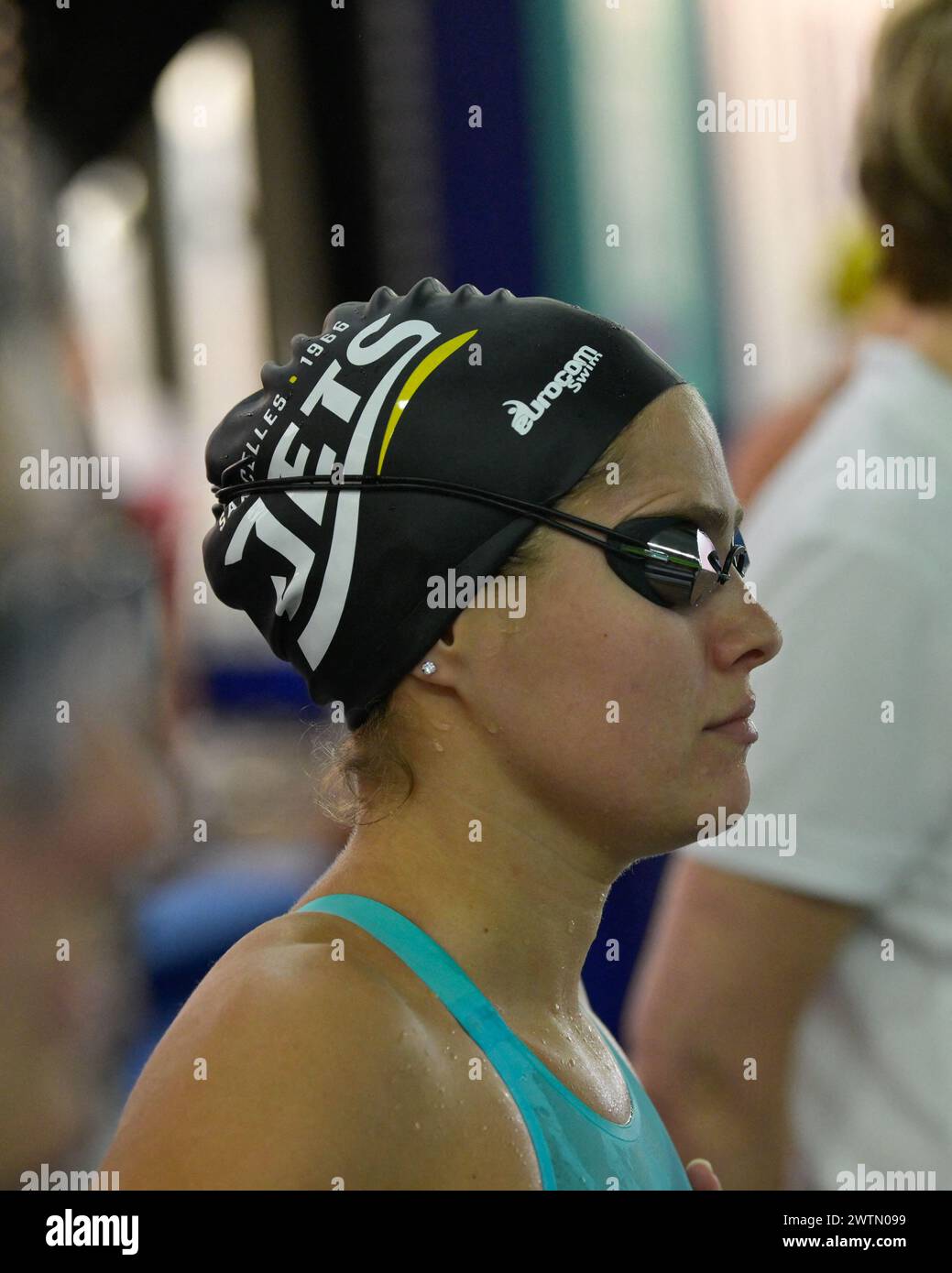 Nice, France. 18th Mar, 2024. Soizic Gelfman is seen before the 200M ...