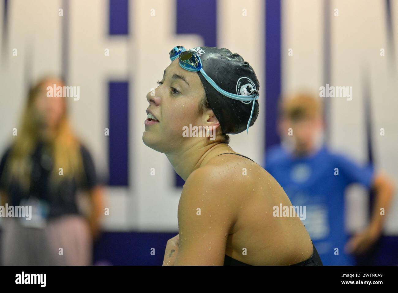 Nice, France. 18th Mar, 2024. Canadian Mary-Sophie Harvey is seen after ...