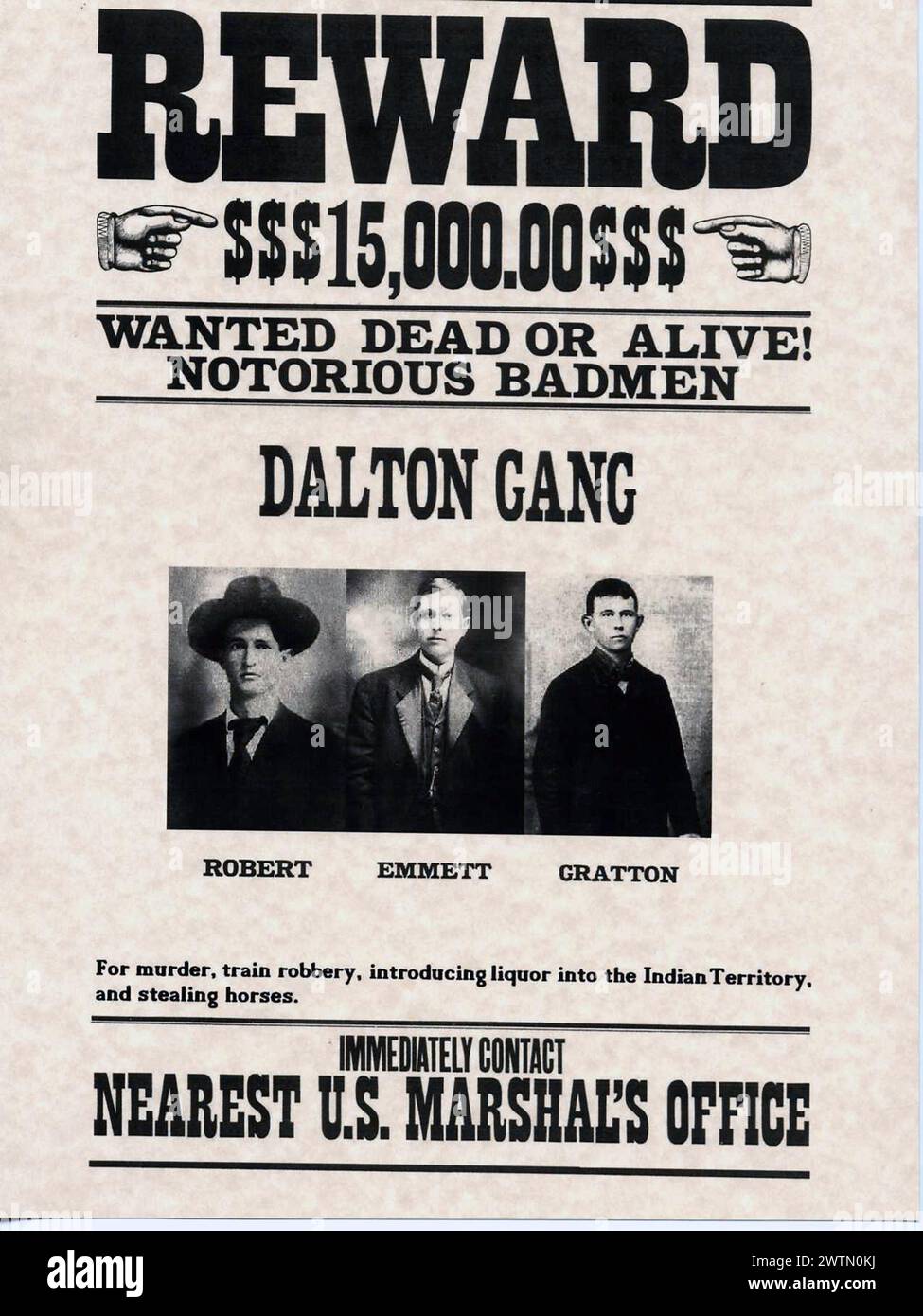 Vintage wild west promotional posters hi-res stock photography and ...