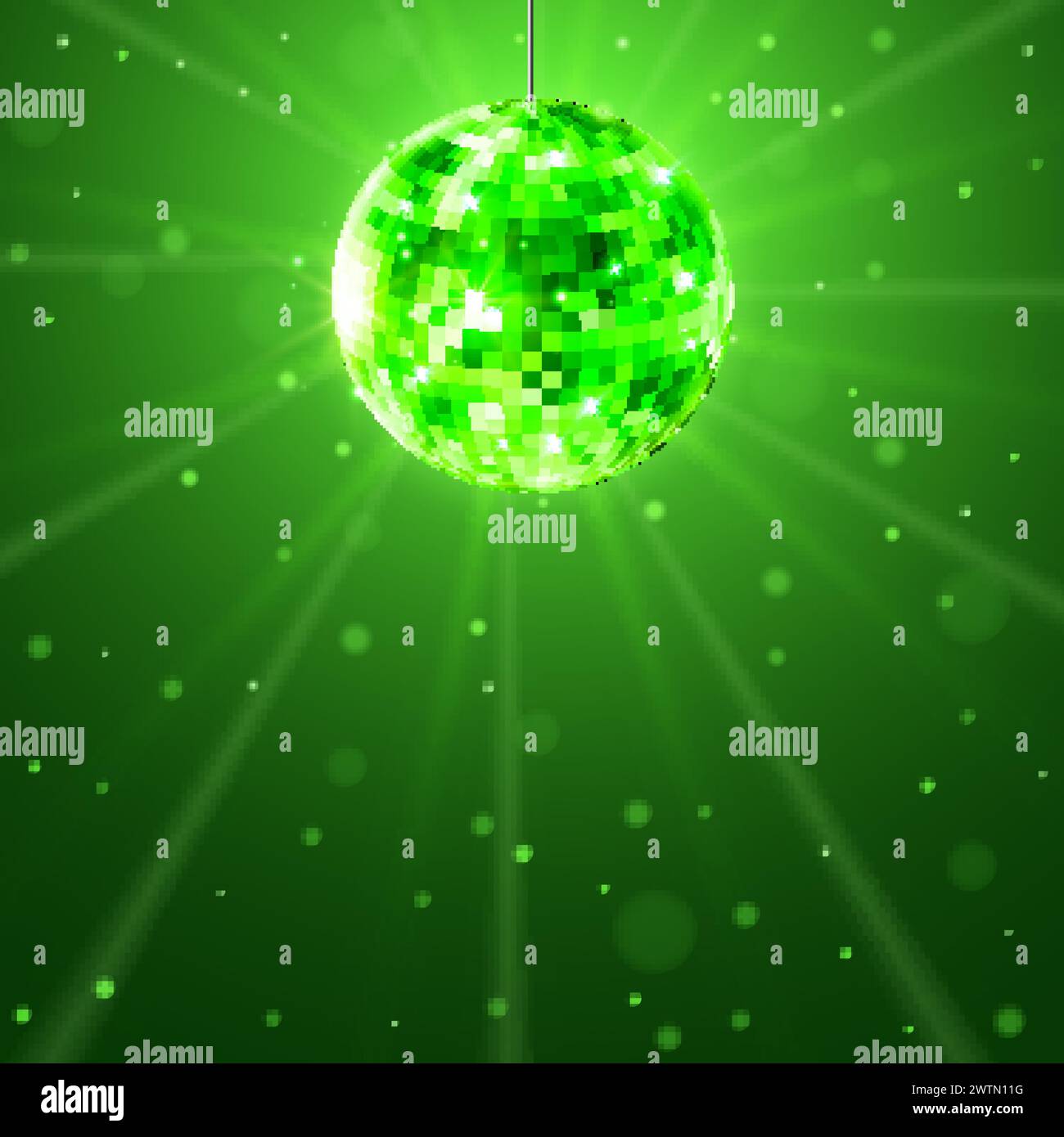 Disco dance party background flyer poster. Vector party template design ...