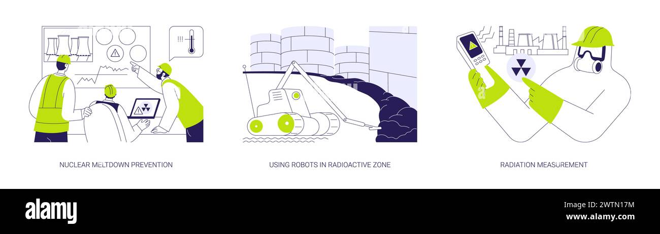 Radioactive vector icon pack hi-res stock photography and images - Alamy