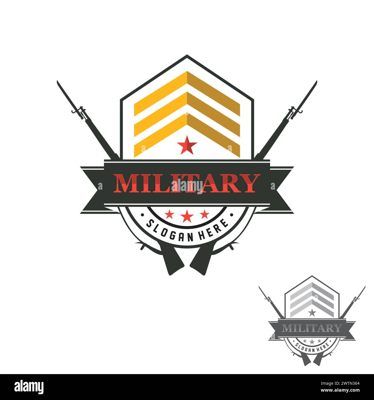 Military badges emblem and army patches typography. Military embroidery ...