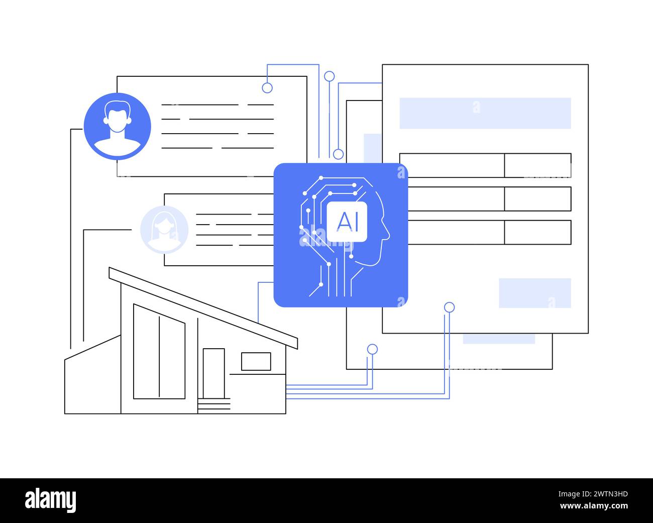 Ai Analyzed Customer Feedback Abstract Concept Vector Illustration Stock Vector Image And Art Alamy