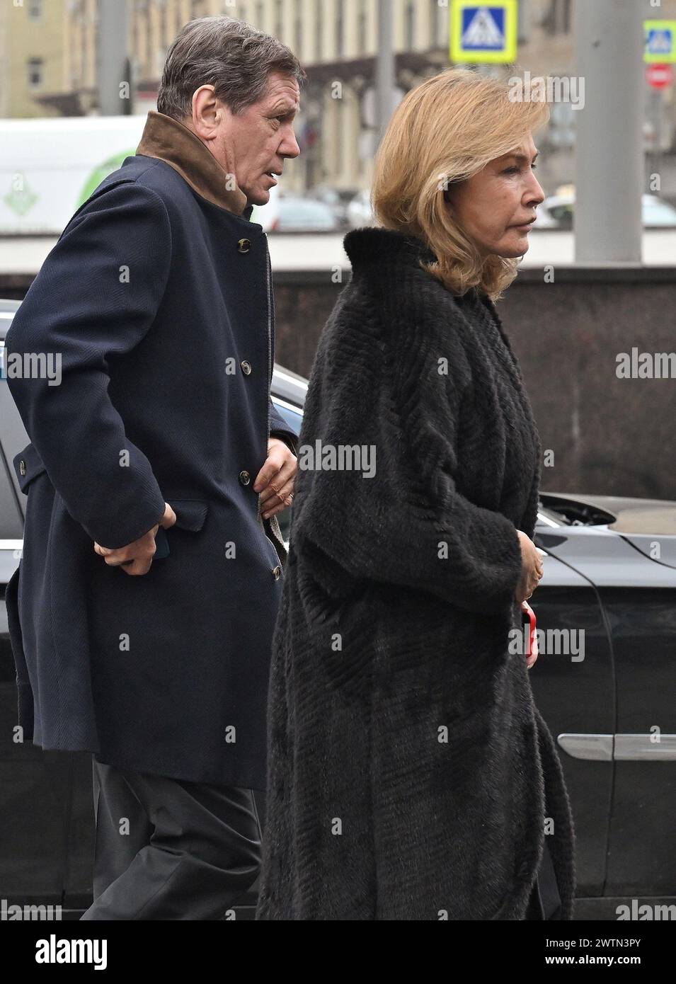 Moscow, Russia. 18th Mar, 2024. Farewell ceremony for the actor ...