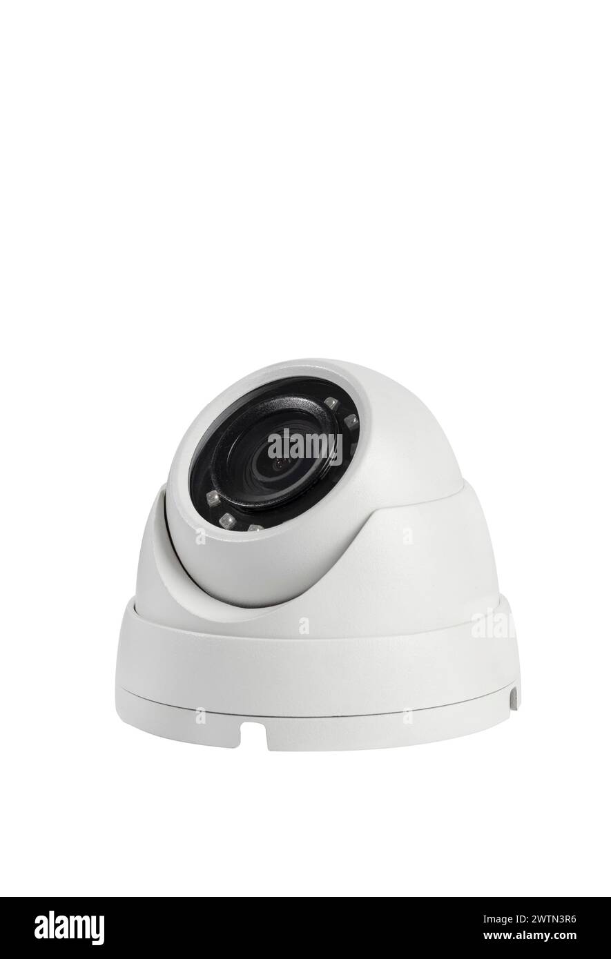 Surveillance cameras, cctv cameras isolated on white background close ...