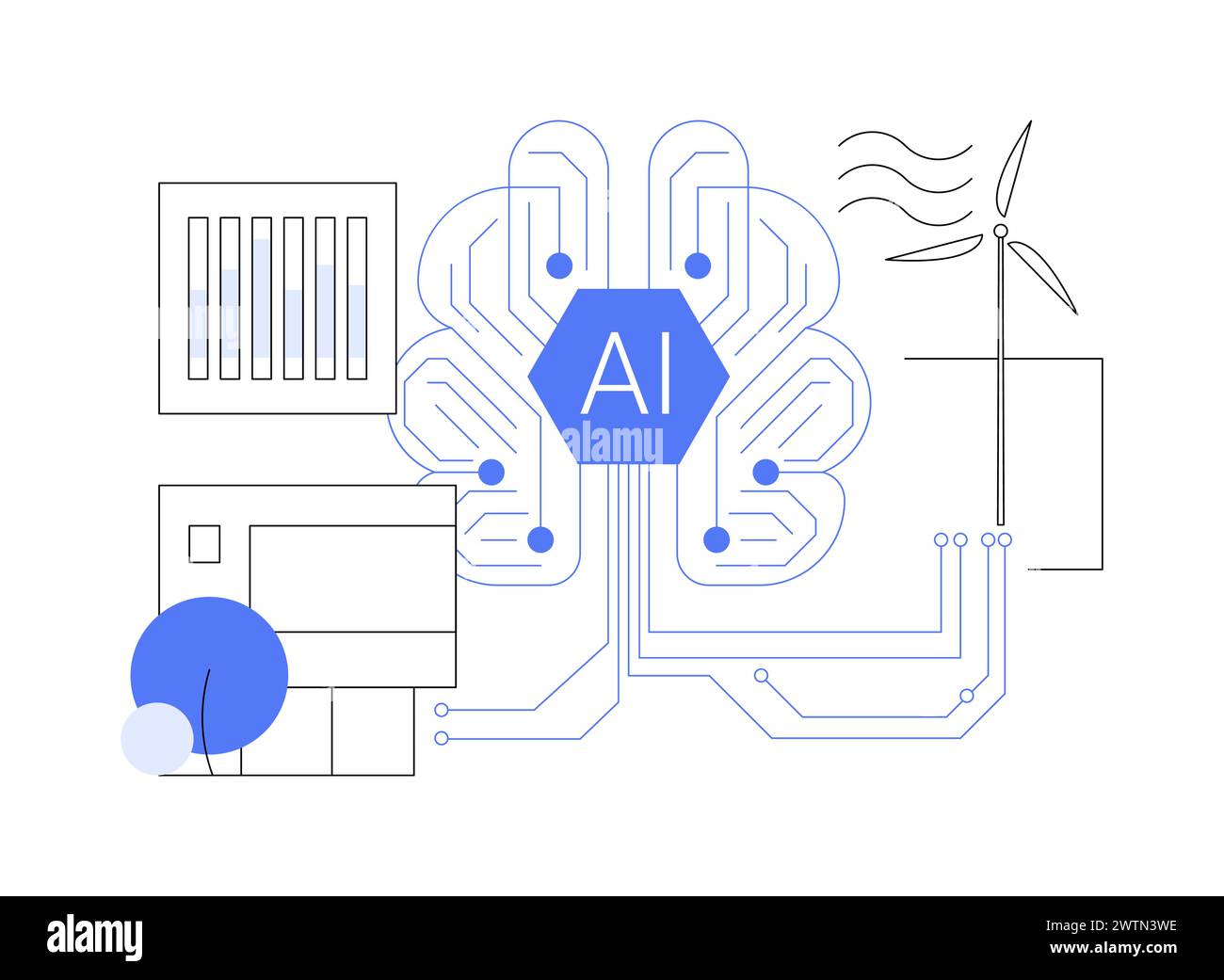 AI-Optimized Smart Grids abstract concept vector illustration Stock Vector Image & Art - Alamy