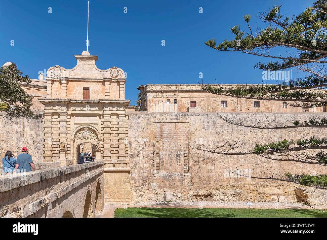 Mdina Gate, also known as the Main Gate or the Vilhena Gate, is the ...