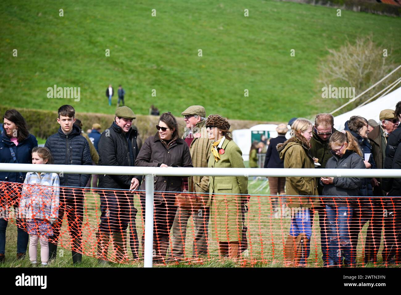 Eyton Races - Point 2 Point Horse Racing Stock Photo - Alamy