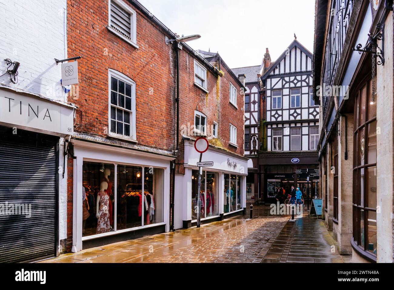 Winchester town centre view hi-res stock photography and images - Alamy