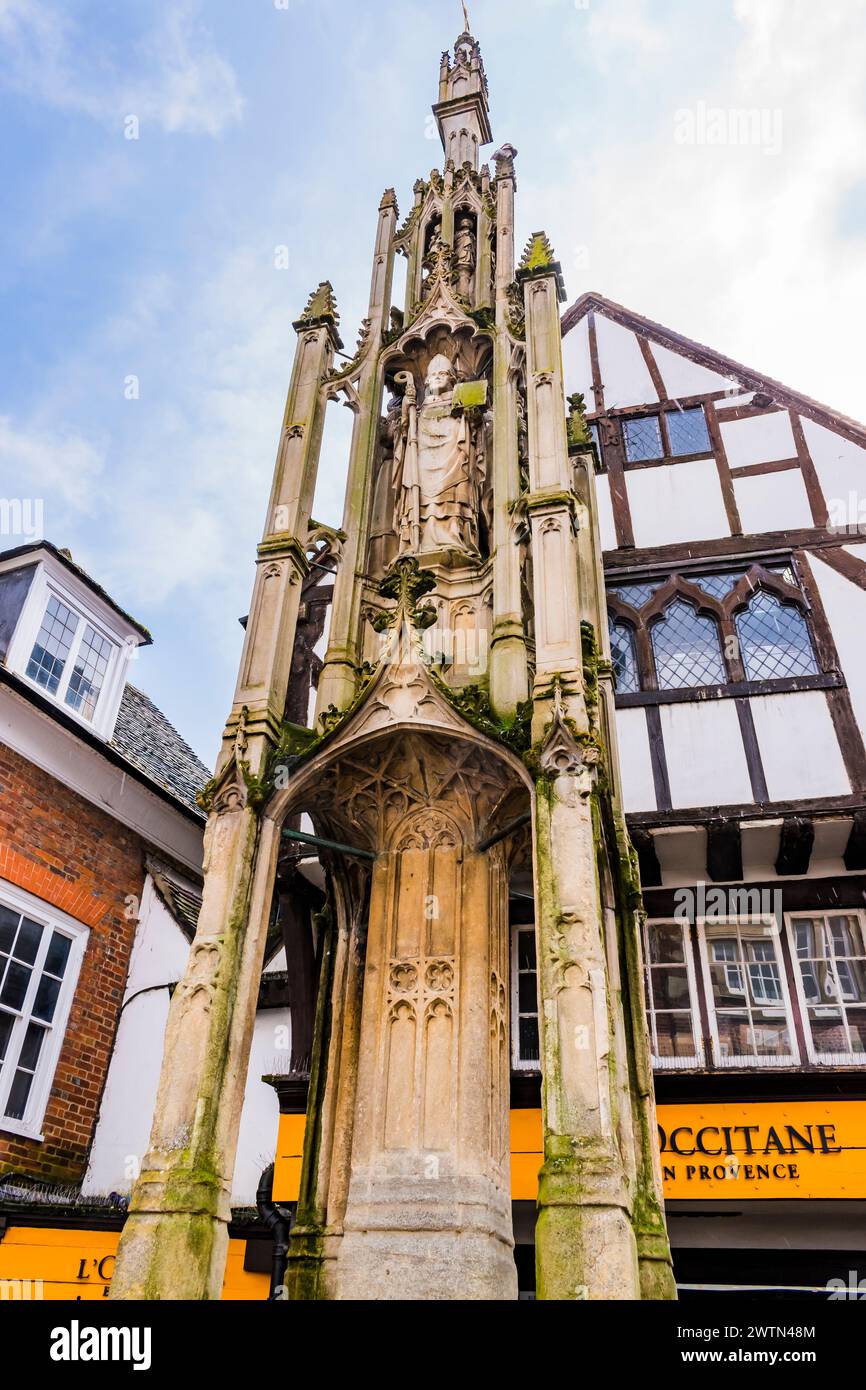 The City Cross, also known as the Buttercross, has been dated to the ...