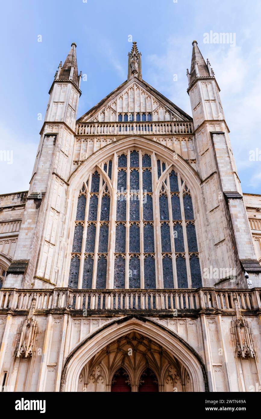Detail west front facade. The Cathedral Church of the Holy Trinity ...
