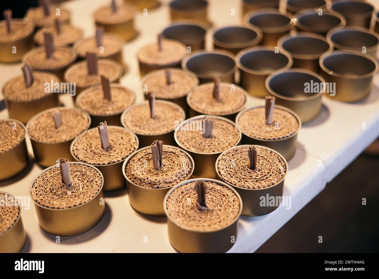 Trench military candles. Made by Ukrainian volunteers for soldiers ...