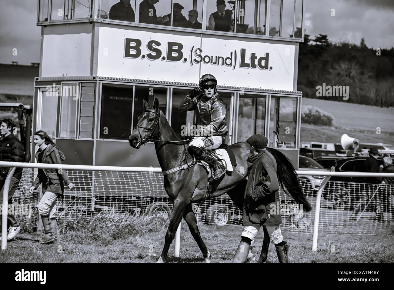Eyton Races - Point 2 Point Horse Racing Stock Photo - Alamy