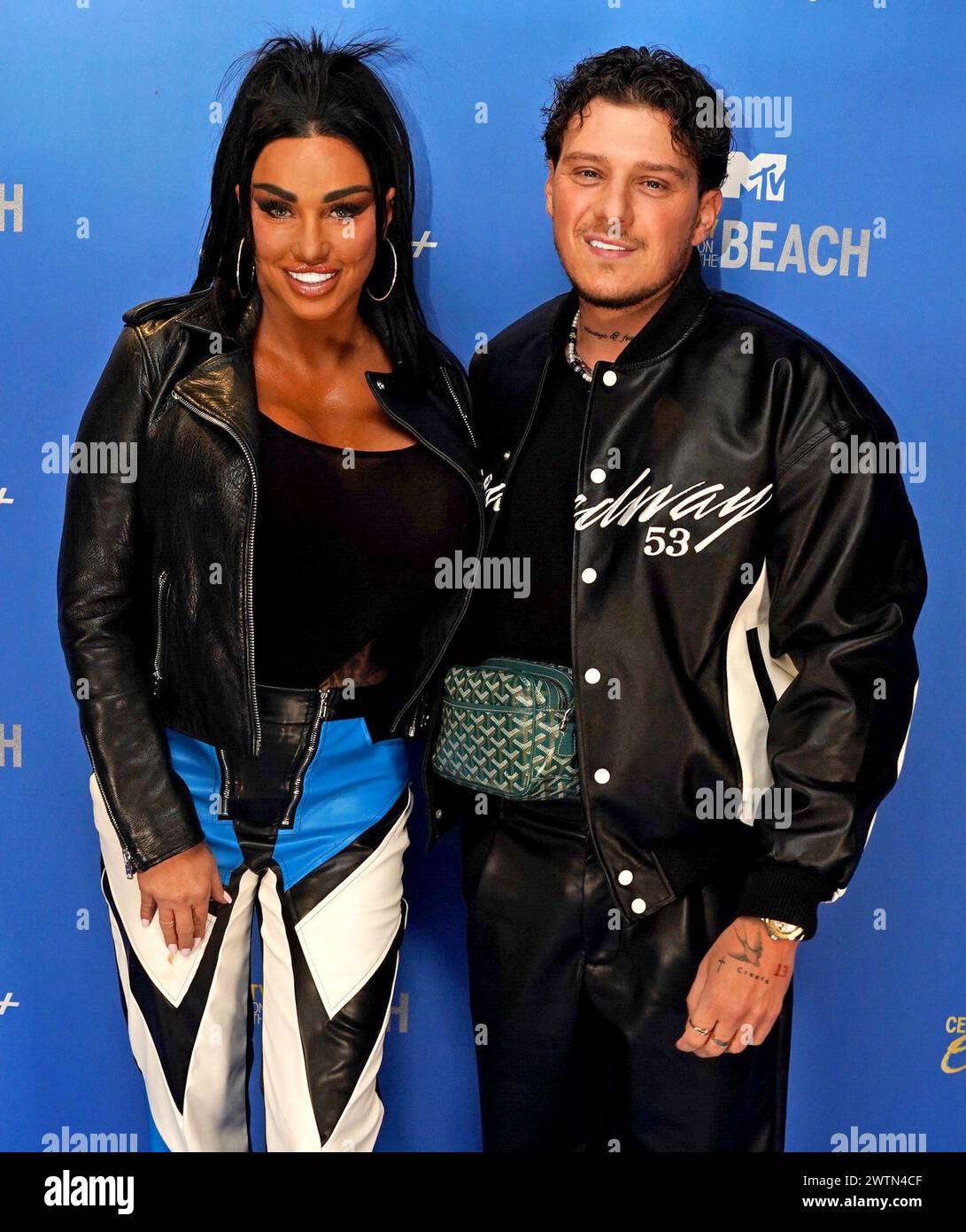 Katie Price and her boyfriend JJ Slater attending the Celebrity Ex on ...