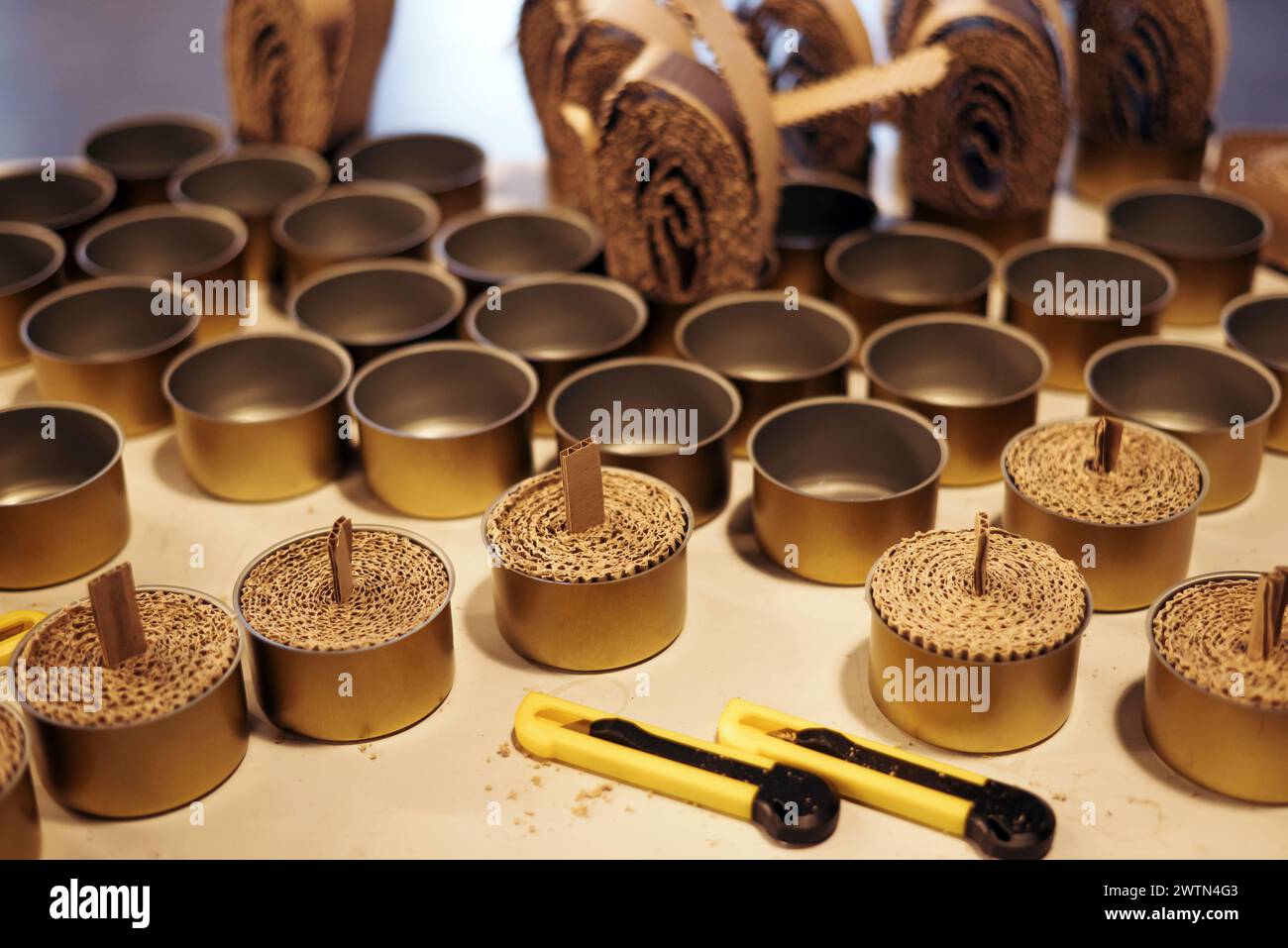 Trench military candles. Made by Ukrainian volunteers for soldiers ...