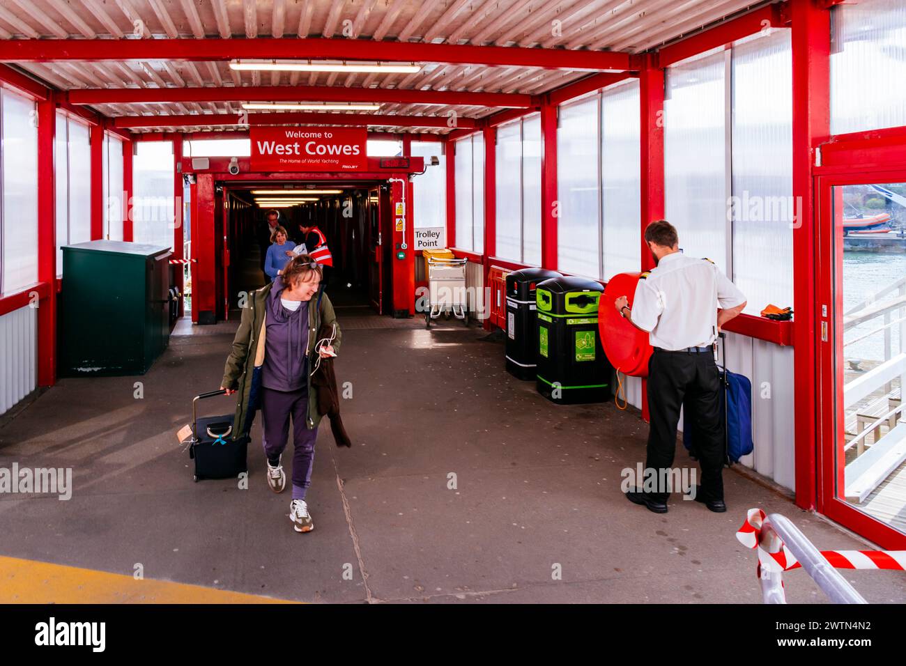 Red funnel ferries hi-res stock photography and images - Alamy