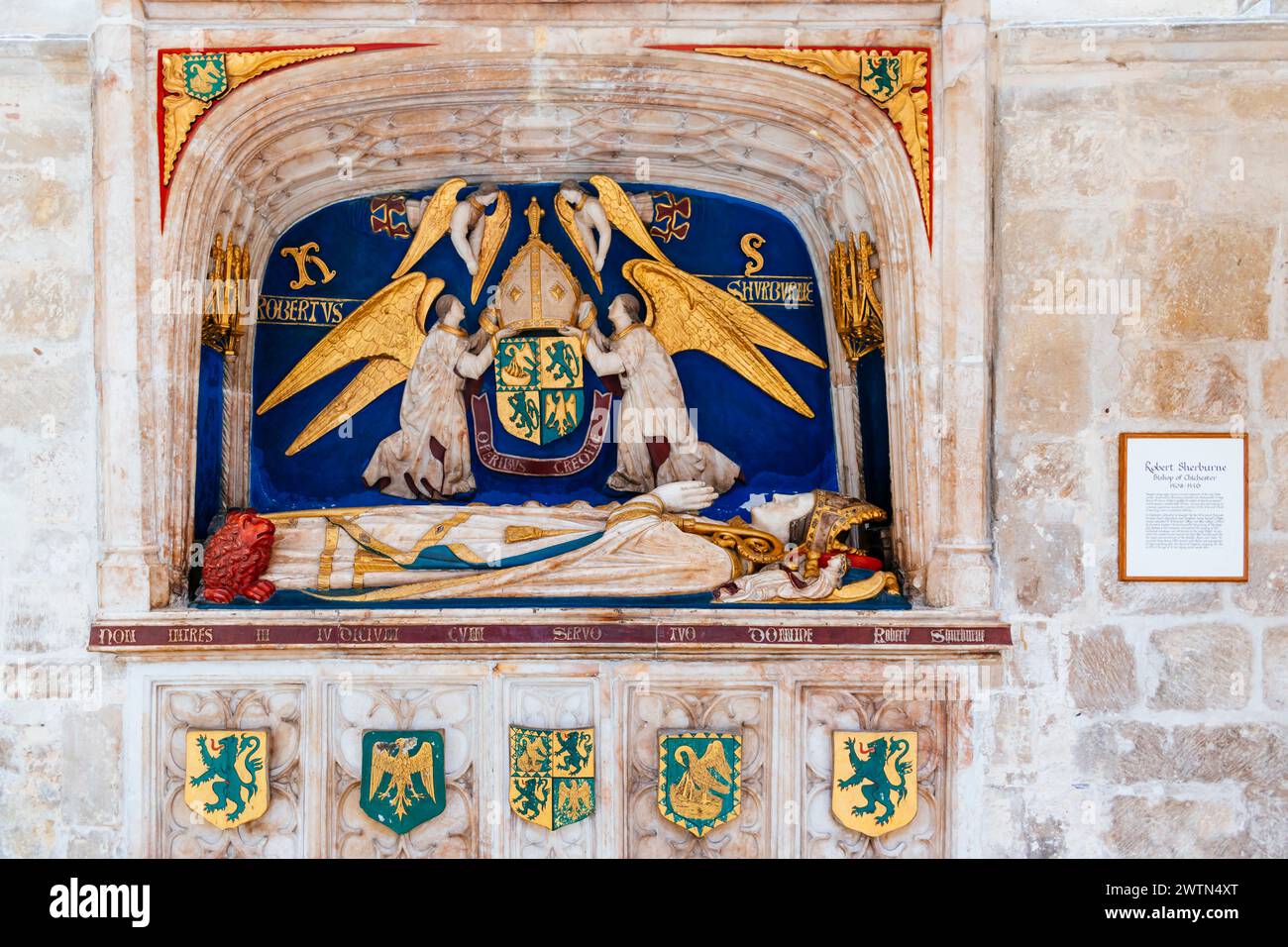 Tomb of Robert Sherburne, Bishop of Chichester (1508-1536). Chichester ...