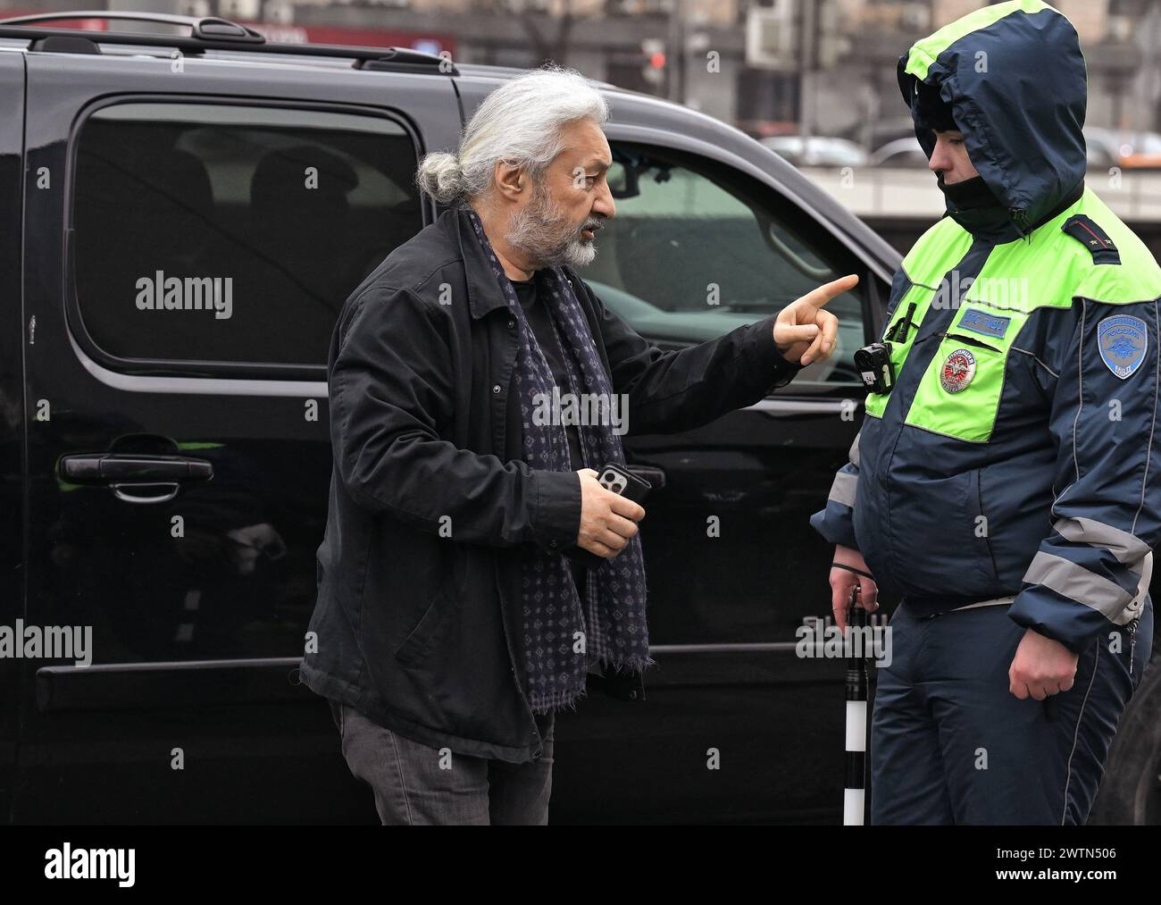 Moscow, Russia. 18th Mar, 2024. Farewell ceremony for the actor ...