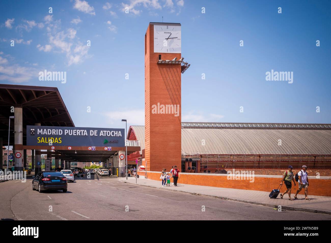 Madrid Puerta de Atocha, departures. Atocha train station. Madrid Atocha. Estación de Madrid ...