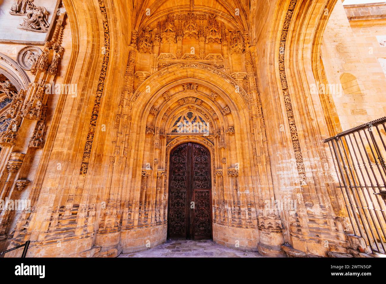 Atrium and portico. The Metropolitan Cathedral Basilica of the Holy ...