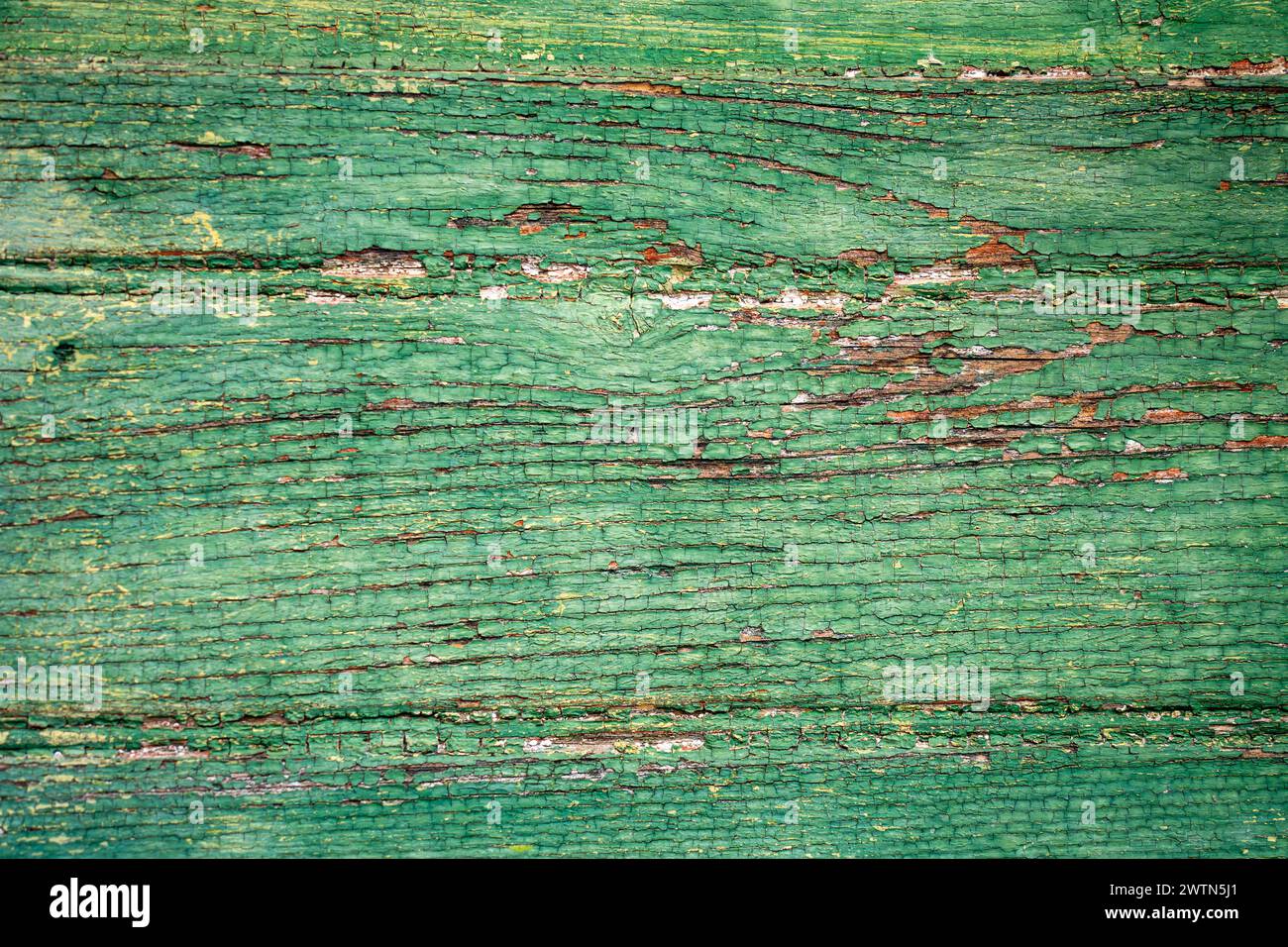 Weathered green painted wood surface background texture Stock Photo - Alamy