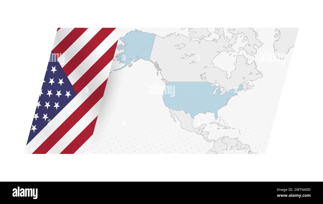 Washington state flag location map Cut Out Stock Images & Pictures - Alamy