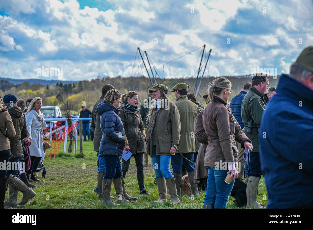Eyton Races - Point 2 Point Horse Racing Stock Photo - Alamy