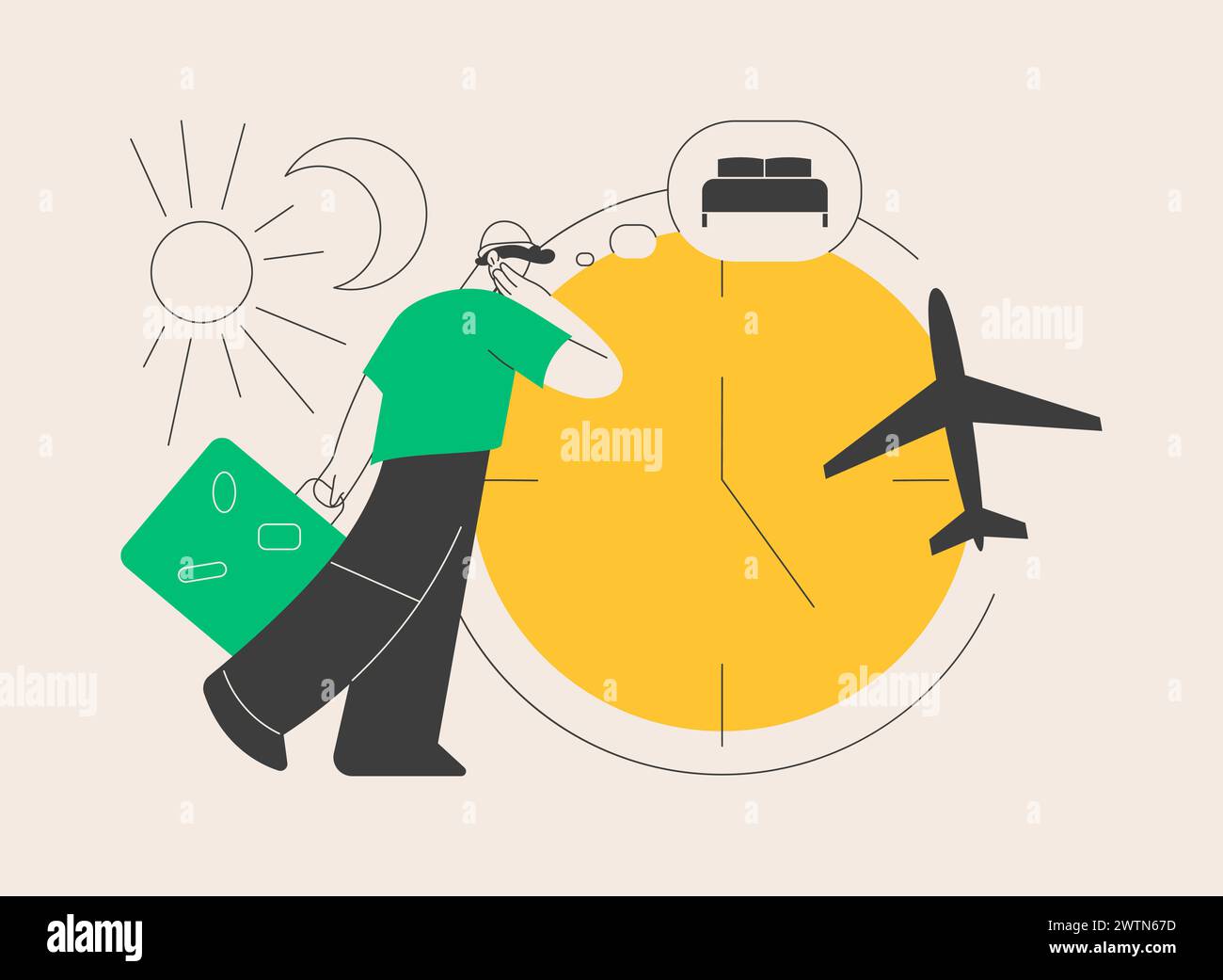 Time zones abstract concept vector illustration Stock Vector Image ...