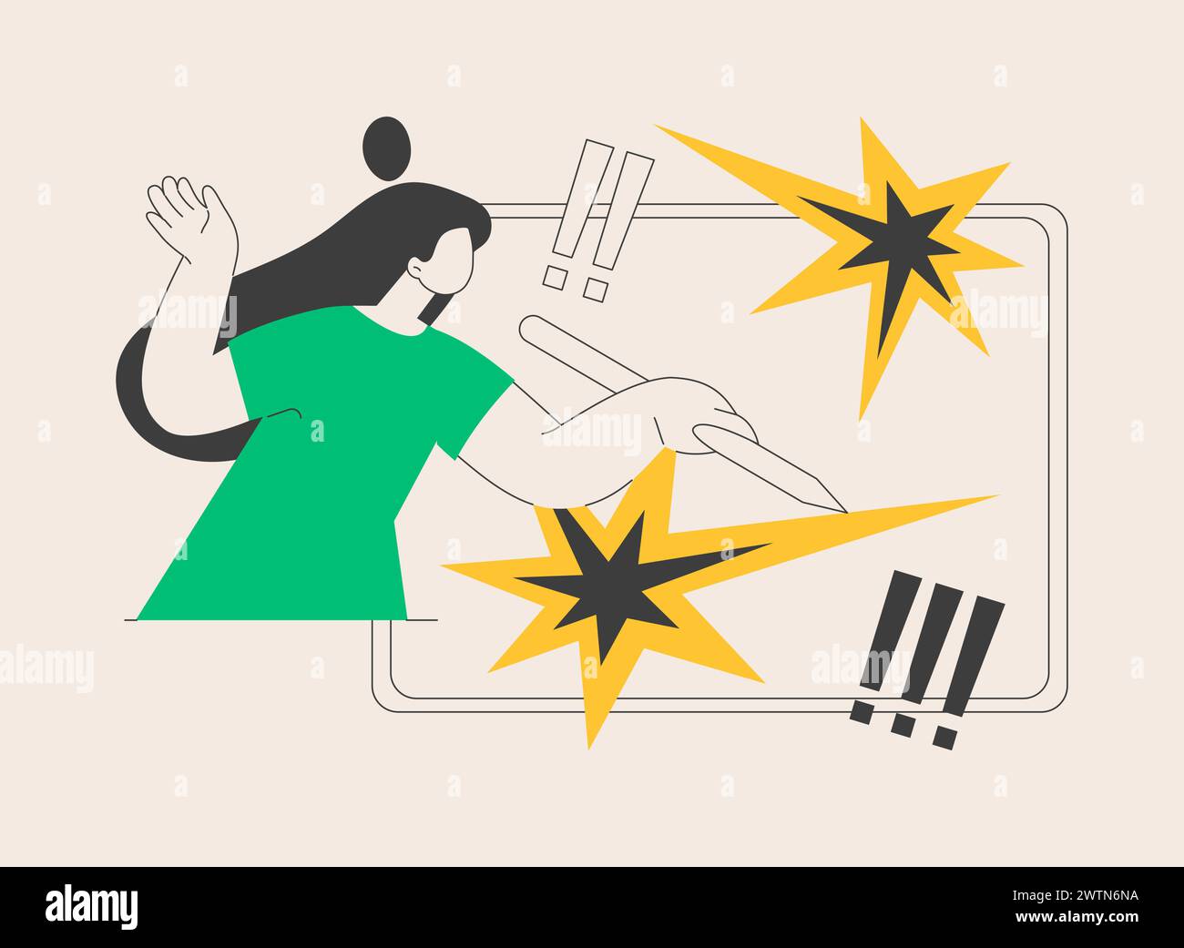 Emotional design abstract concept vector illustration Stock Vector ...