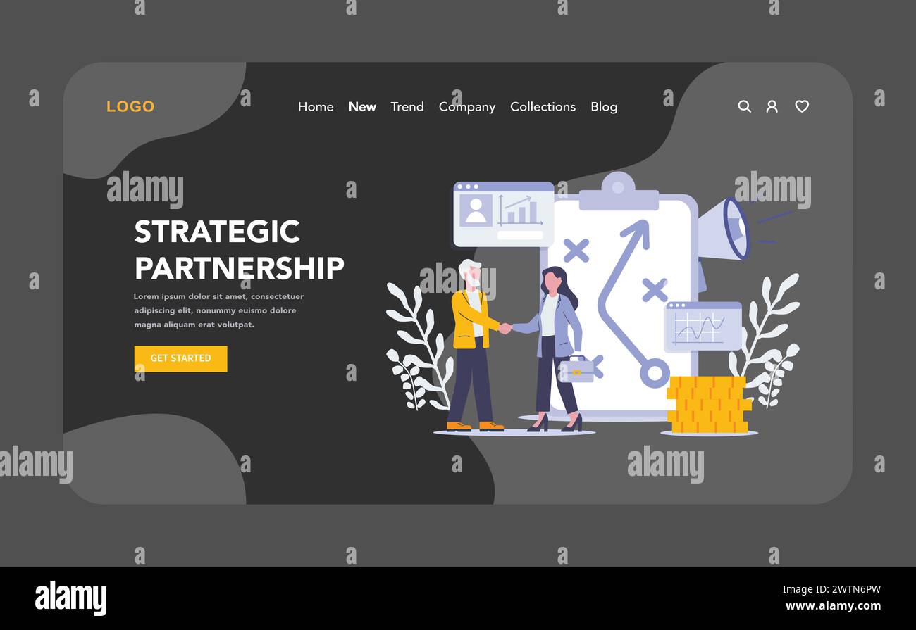 Making alliances Stock Vector Images - Alamy