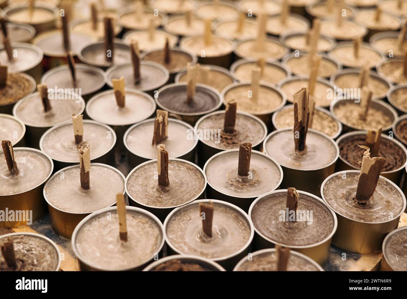 Trench military candles. Made by Ukrainian volunteers for soldiers ...